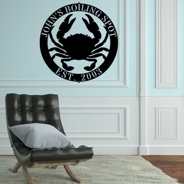 Crab Sign - Etsy