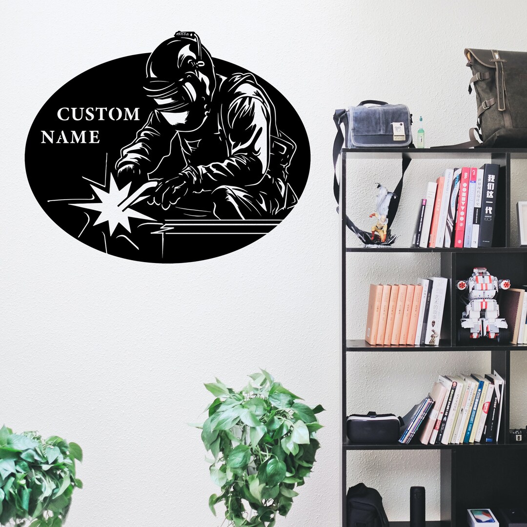 Benutzerdefinierte Schweißer Metallwand Led Schilder-Personalisierte ...