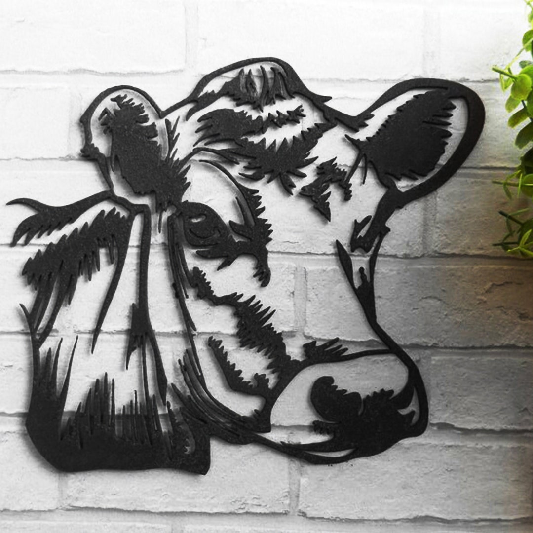 Handmade Cow Metal Wall Art-cat Metal Wall Art-sheep Metal Wall Art ...