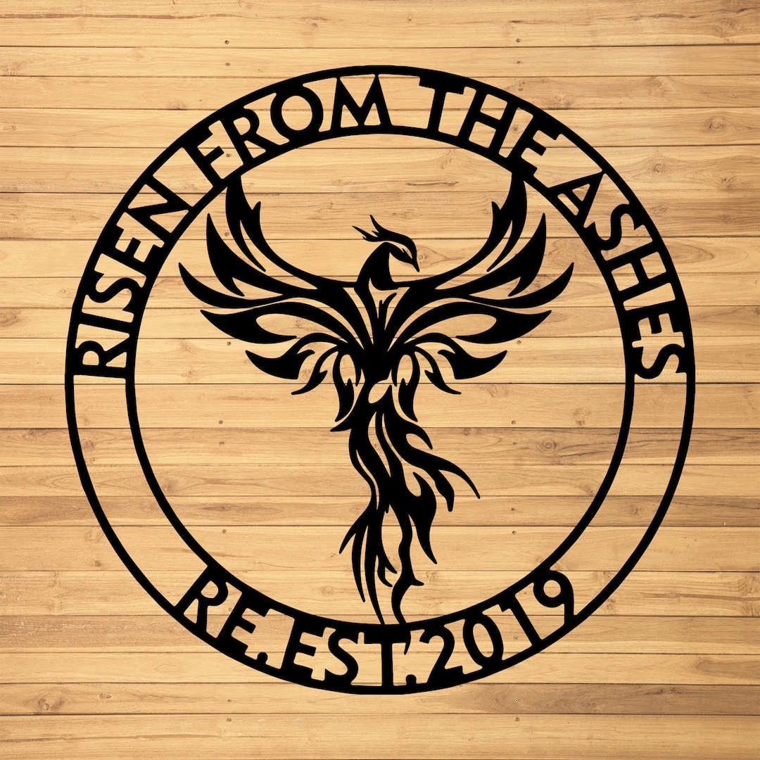 Custom Phoenix Metal Wall Signs-personalized Phoenix Metal Wall Art ...