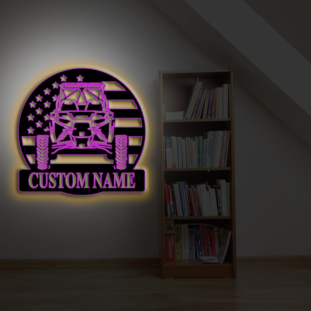 Custom Atv Metal Wall Sign-personalized Atv Metal Wall Art-atv Metal ...