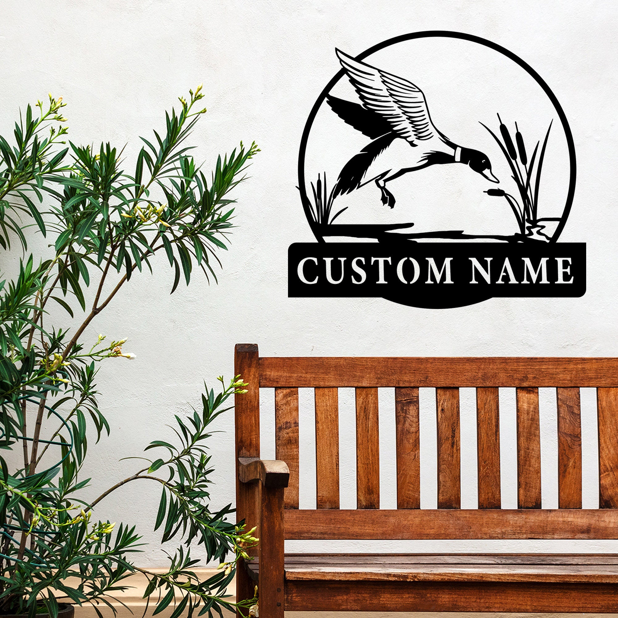 Custom Duck Metal Wall Sign-personalized Duck Metal Wall - Etsy