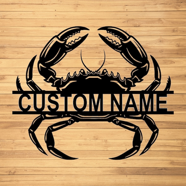 Crab Sign - Etsy