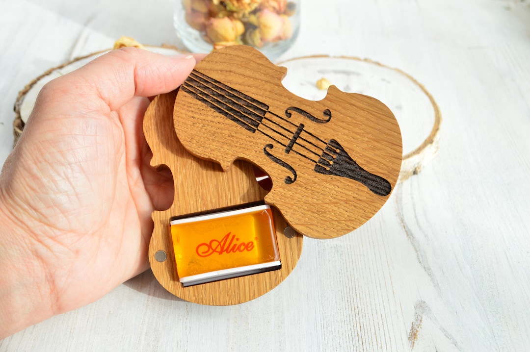 Violin Rosin Box – Engraved Gift for Violinist, Personalized Present ...