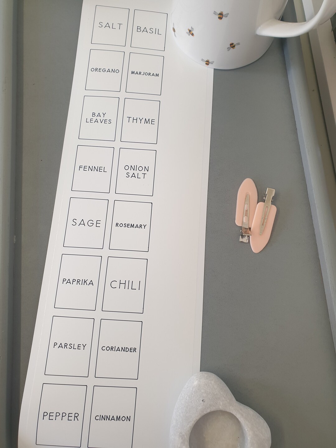 Vinyl Spice Jar Labels 3.5cm X 5cm - Etsy