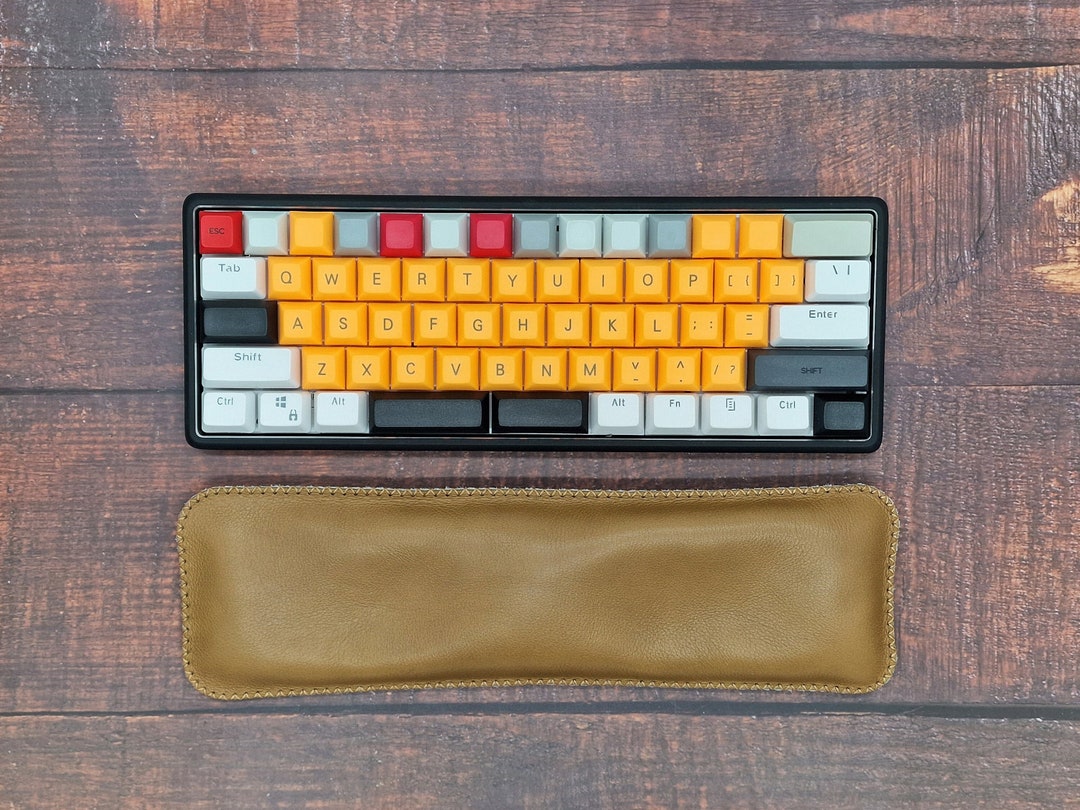Keyboard Palmrest Made of Genuine Leather Handmade Keyboard Cushion ...