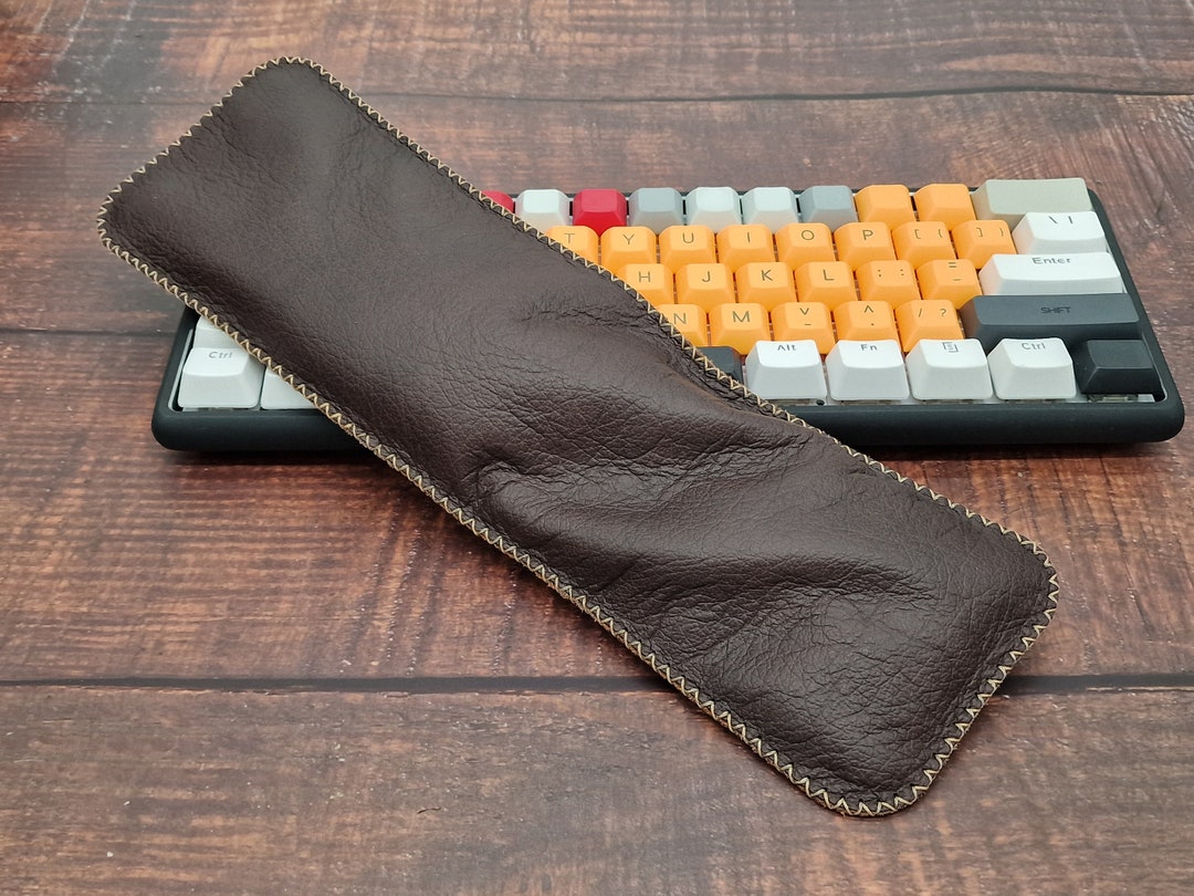 Keyboard Palmrest Made of Genuine Leather Handmade Keyboard Cushion ...