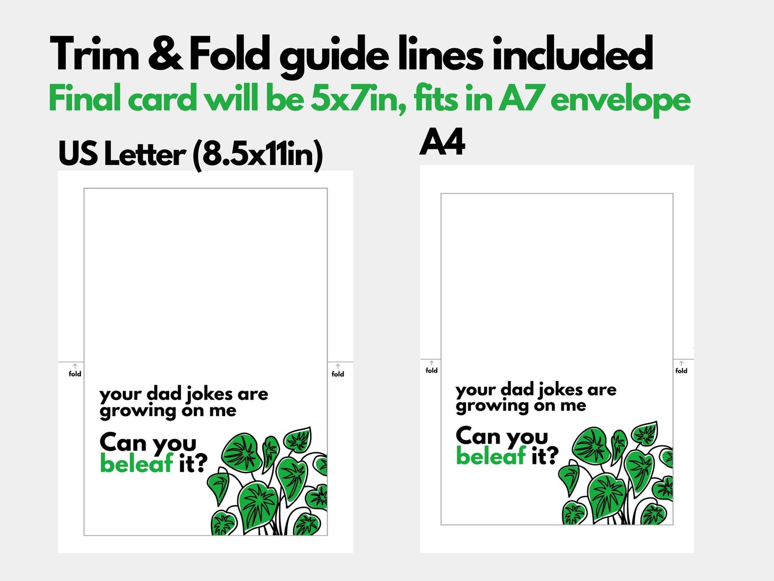 Printable Dad Joke Father's Day Card // Funny Father's | Etsy