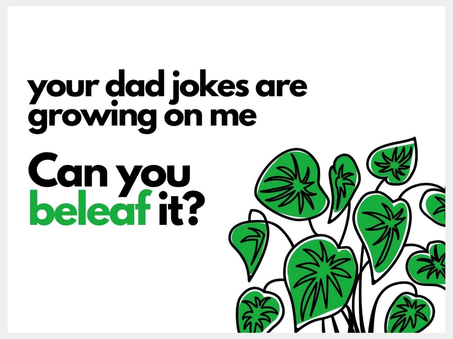 Printable Dad Joke Father's Day Card // Funny Father's | Etsy