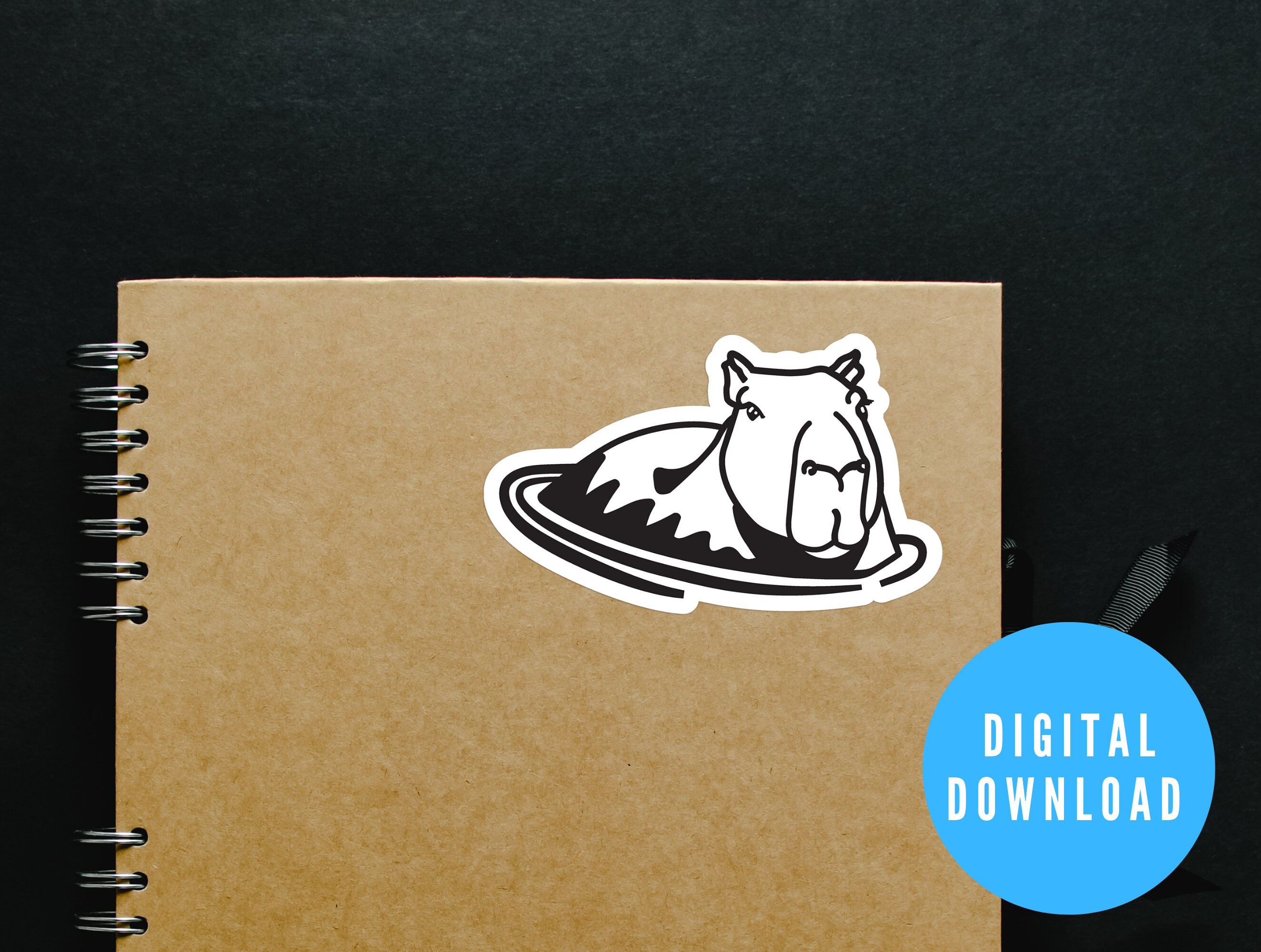 Capybara SVG PNG // Capybara for Cricut, Swimming Capybara, Capybara ...