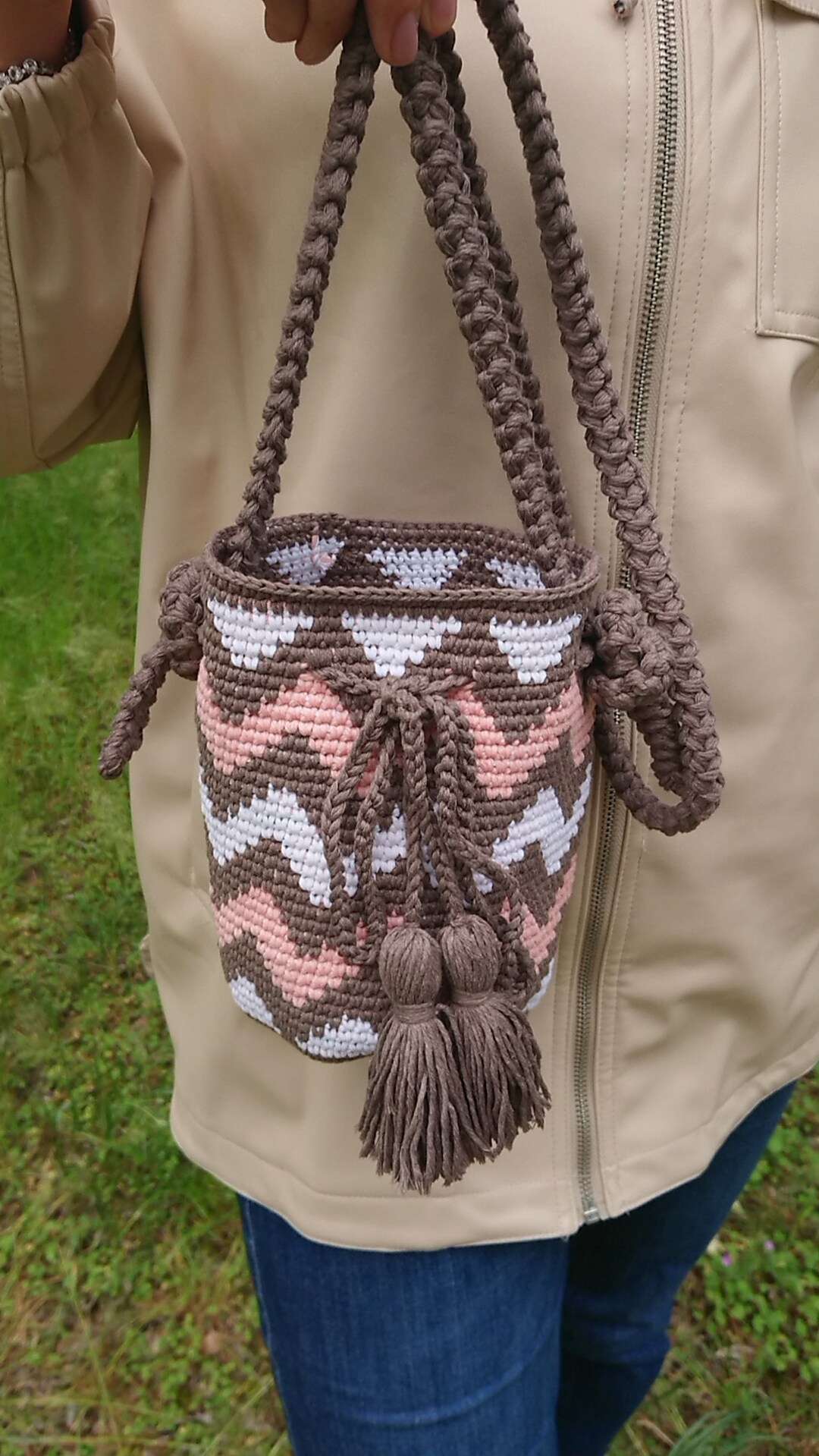 Wayuu Bag, Mini Wayuu Bag, Colourful Crochet Bag, Summer Bag, Crochet ...
