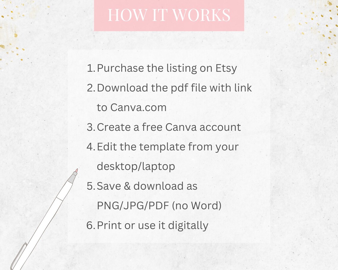 Editable Order Form Template, Printable Order Form, Small Business ...