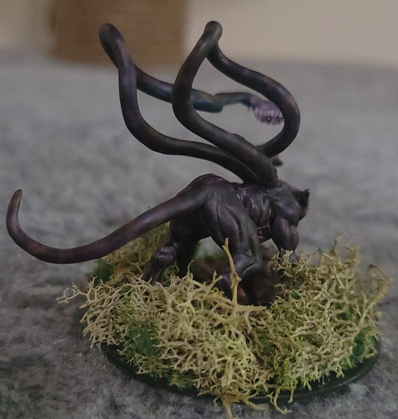 Hand Painted Displacer Beast Miniature - Tabletop RPG, Dungeons and ...