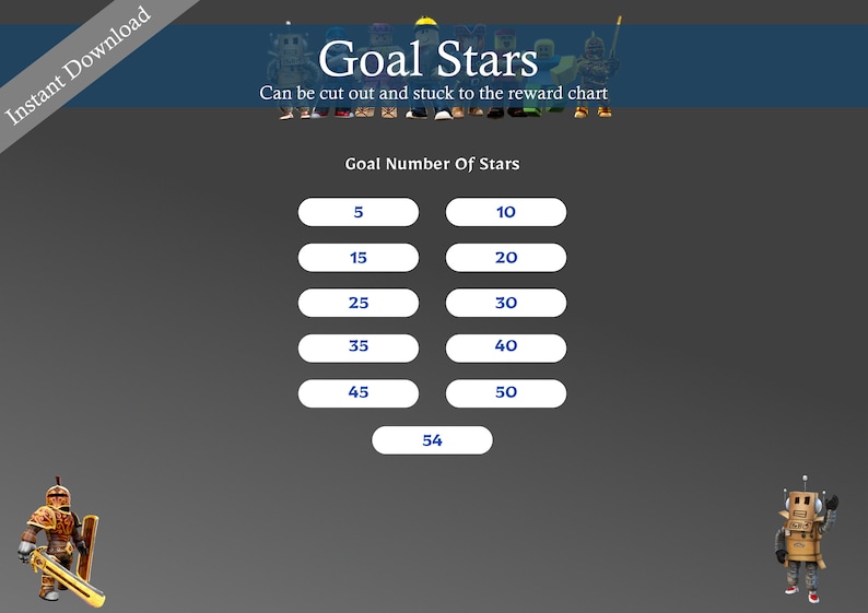 Roblox Reward Chart Roblox Behaviour Manners Chart Childrens - Etsy Canada