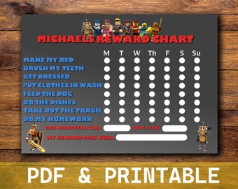 Roblox Reward Chart - Etsy