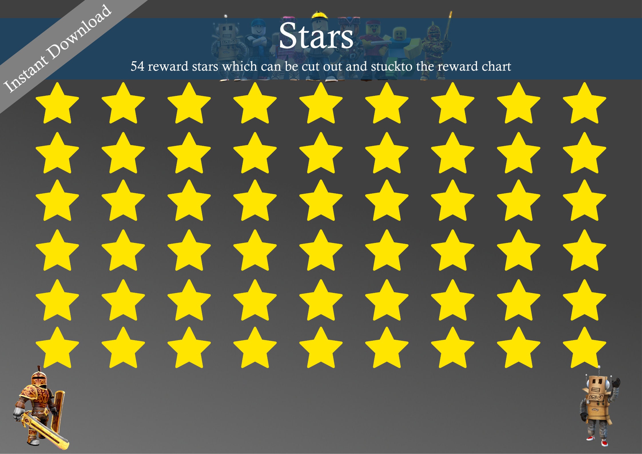 Roblox Reward Chart Roblox Behaviour Manners Chart Childrens - Etsy Canada