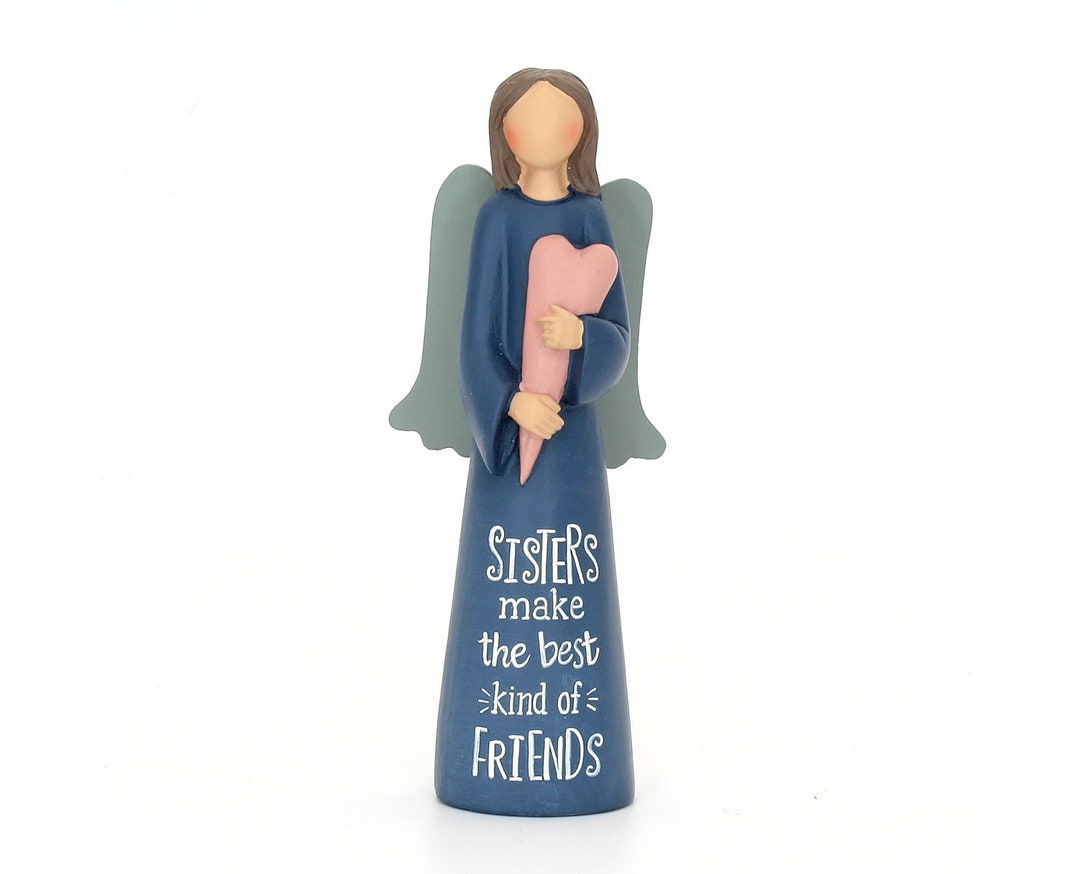 Angel Ornament, Sentiment Angel Figure, Angel Gift for Sister, Sisters ...