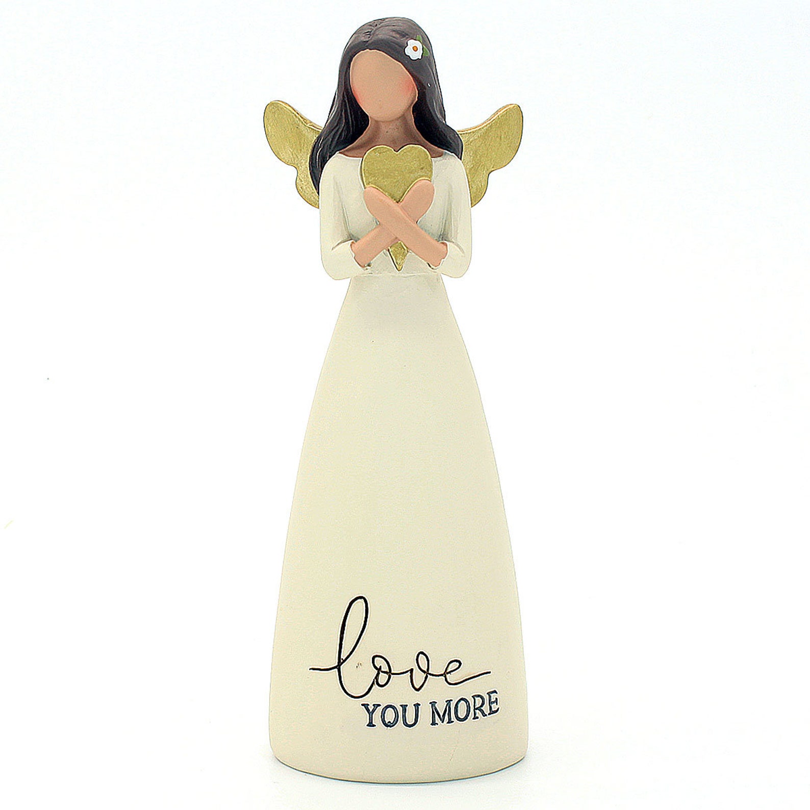 Angel Ornament, Sentiment Angel Figure, Love You More Sentiment, Angel ...