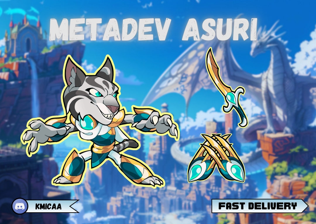 Brawlhalla Metadev Asuri | Exclusive Skin + 2 Weapons | Fast Delivery ...