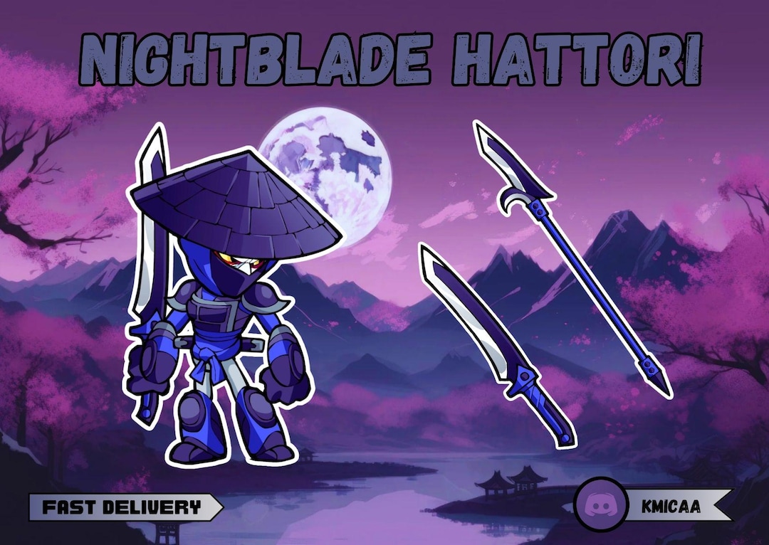 Brawlhalla Codes | Nightblade Hattori | 1 Skin + 2 Weapon Skins ...