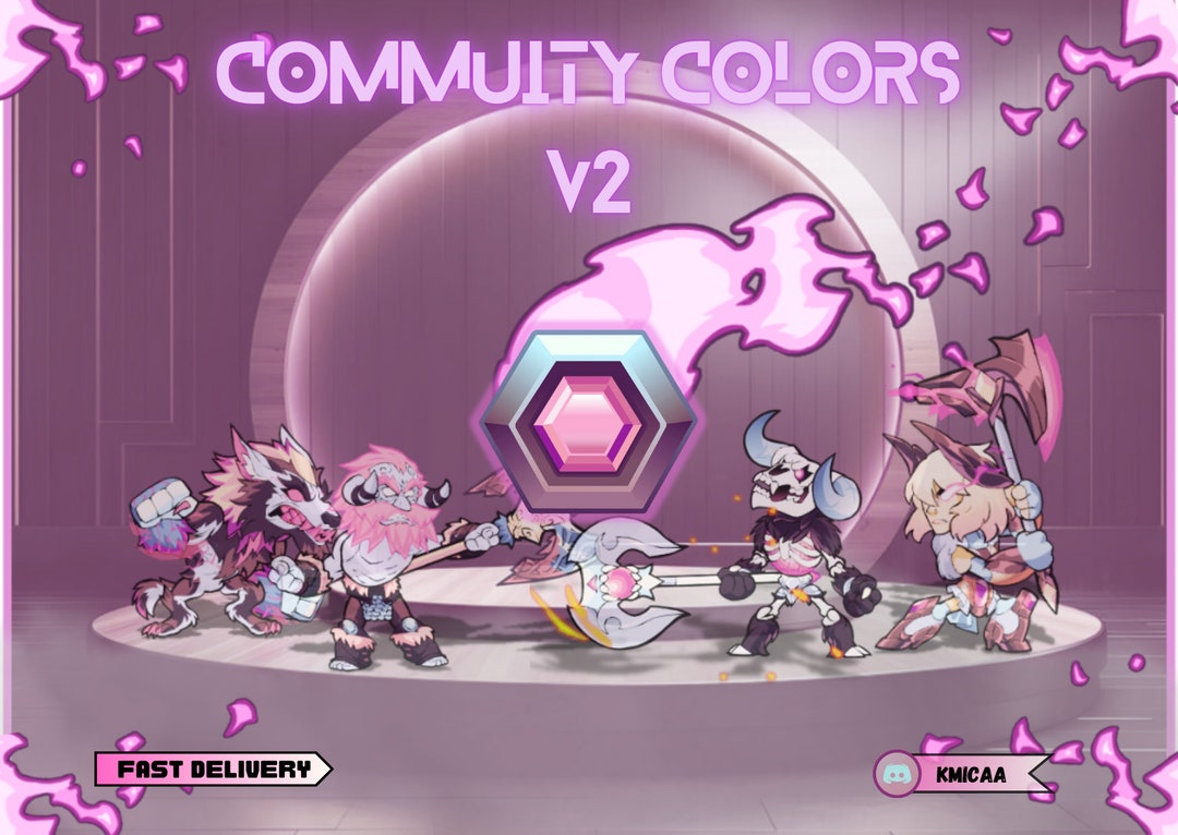 Brawlhalla Codes | 65x Community Colors V2 Color Scheme | Unlocks for ...