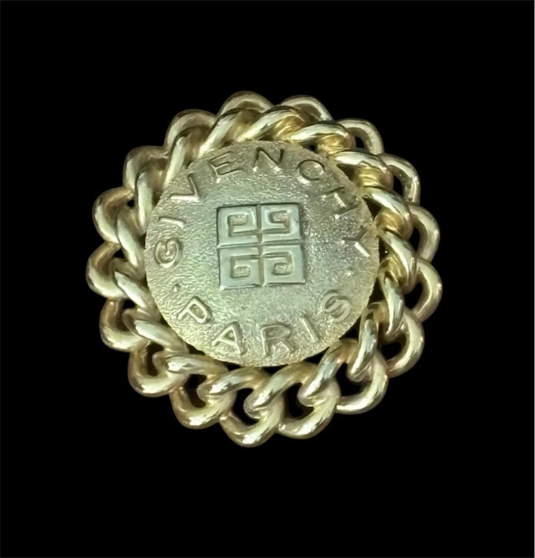 RARE 1980s Givenchy Logo Brooch - Etsy