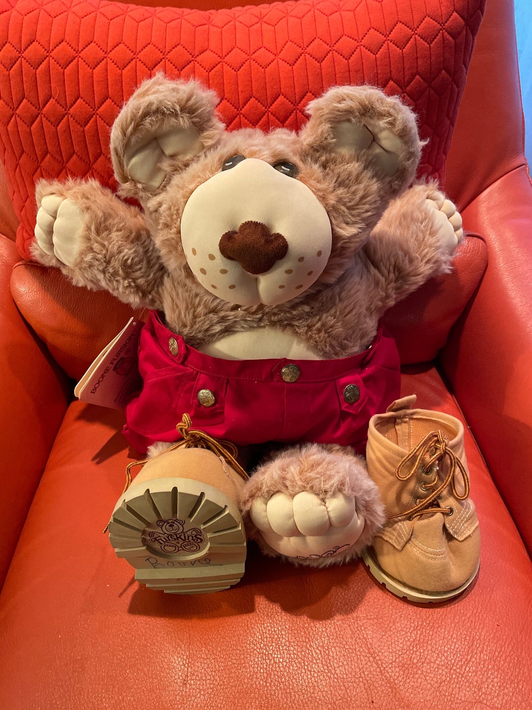 Xavier Roberts Boone Furskin Bear - Etsy