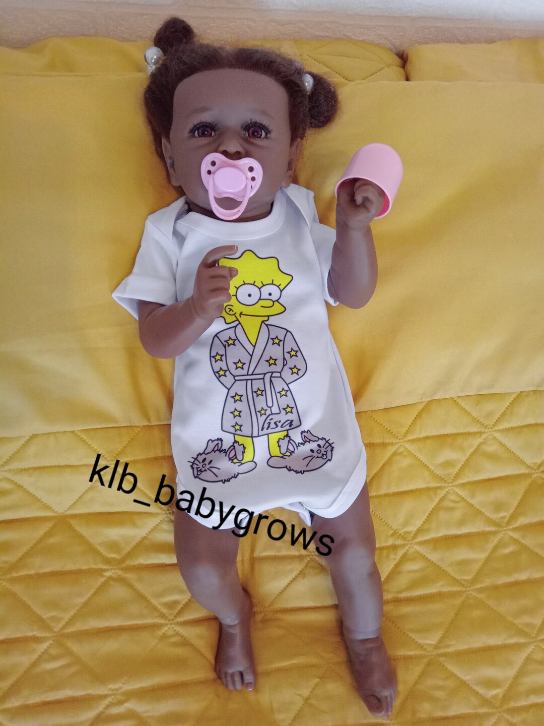 Personalised Lisa Simpson Baby Grow - Etsy