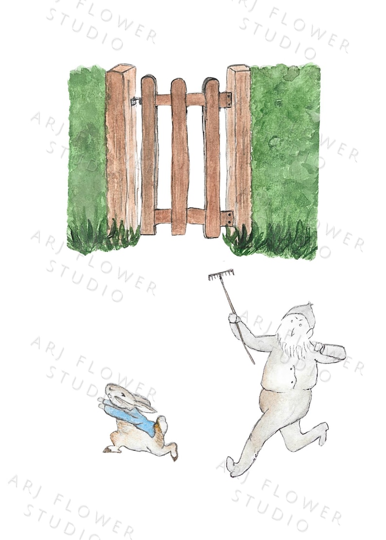 12 Beatrix Potter Characters, Peter Rabbit, Hand Drawn, Watercolor ...