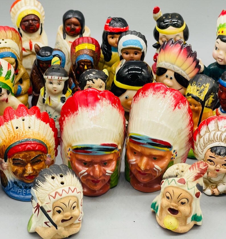 Native American Vintage S&P Shakers Sold in Sets - Etsy