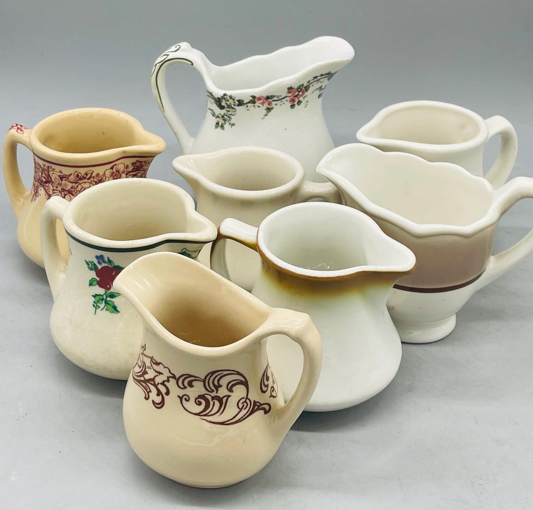 Vintage Restaurant Ware Creamers Sold Individually - Etsy