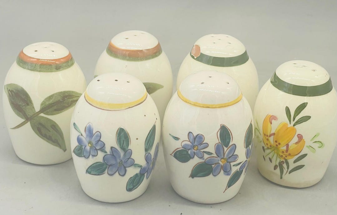 Stangl Salt and Pepper Shakers Sold in Sets or Individually - Etsy