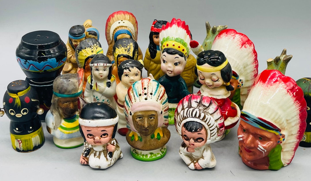 Native American Vintage S&P Shakers Sold in Sets - Etsy