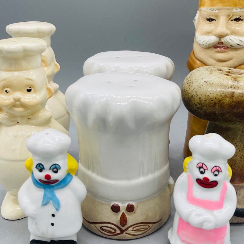 Vintage Chef Shakers - Etsy
