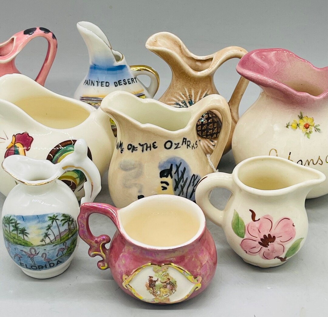 Vintage Hand Painted Mini Creamers Sold Individually - Etsy