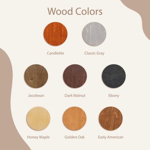 Wildflower Botanical Floral Wood Wall Hanging, Birth Month Flower Gift ...