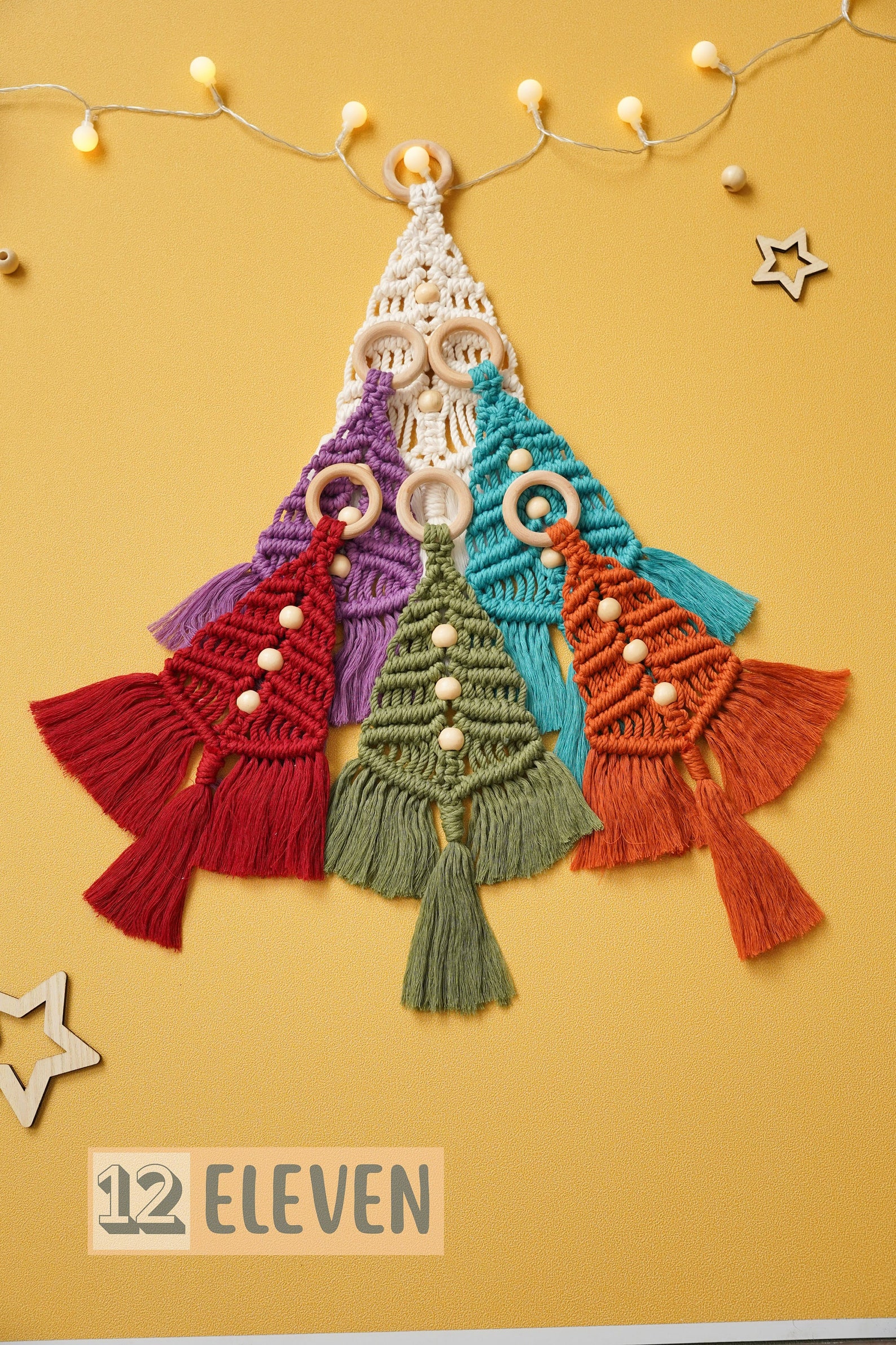 Macrame DIY KIT Christmas Tree Festive Activity Holiday - Etsy
