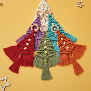 Macrame DIY KIT Christmas Tree, Festive Activity, Holiday Craft Night ...
