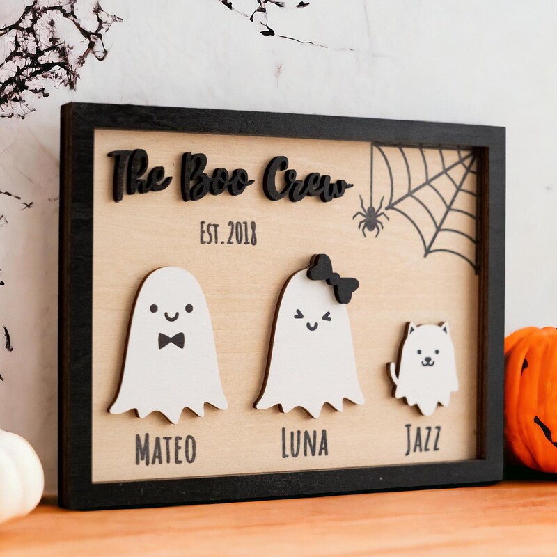 Halloween Plaque - Etsy