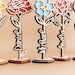 Custom Name Wooden Flower Stand, Personalized Floral Table Decor J48 - Etsy