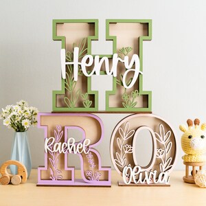 Baby Letter Bank, Personalized Name, Gift for Kids, Kids' Money Banks ...