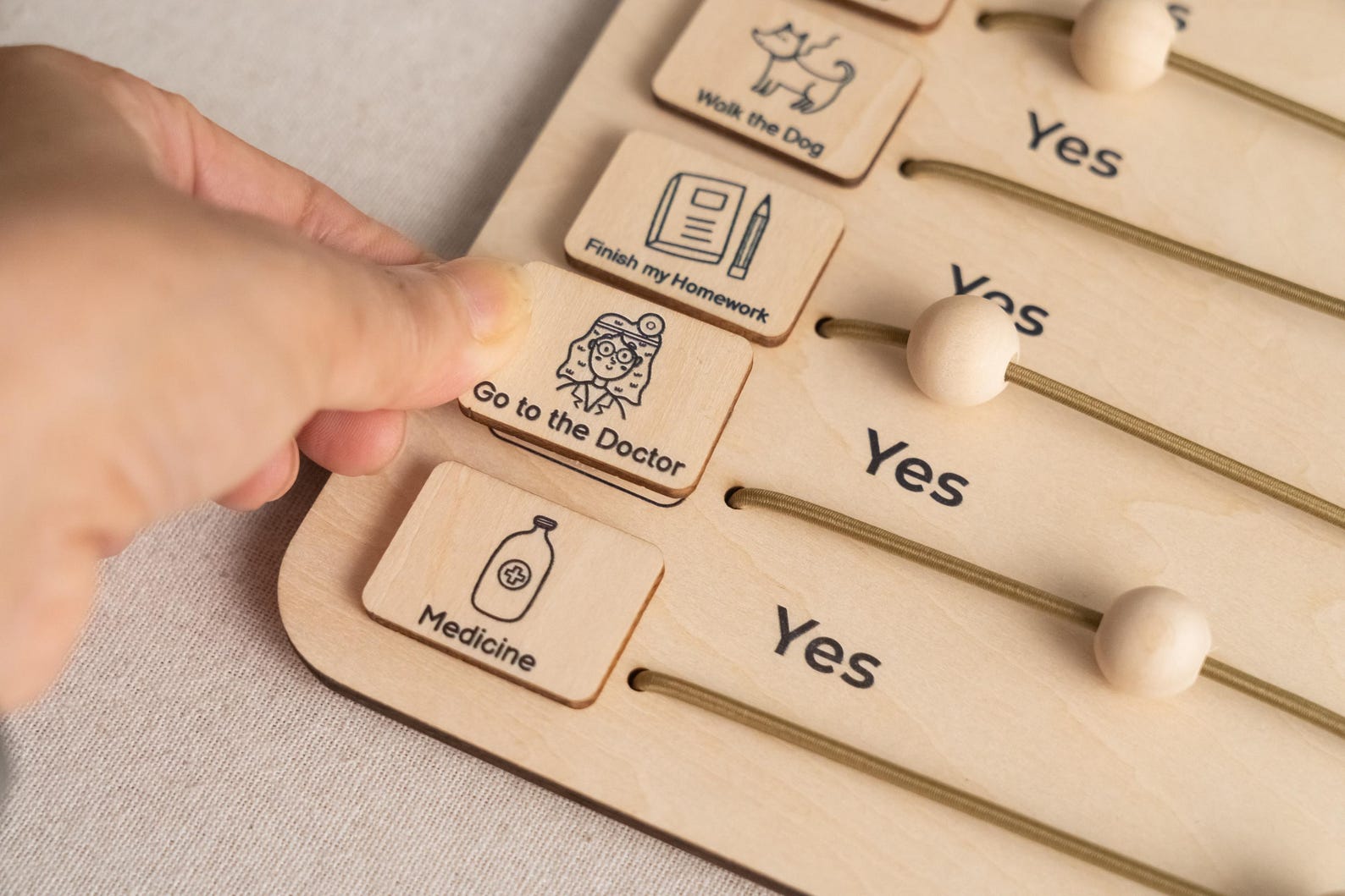 Minimalist Wooden Routine Chart – Kids Daily Task Tracker Y96 - Etsy