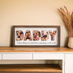 Personalized Photo Sign for Dad, Custom Father's Day Gifts for Daddy ...