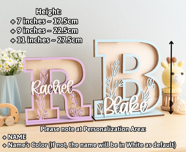 Baby Letter Bank, Personalized Name, Gift for Kids, Kids' Money Banks ...