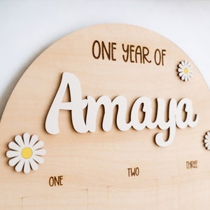My First Year Photo Sign, Babies 1st Birthday Sign, One Year of Photo ...