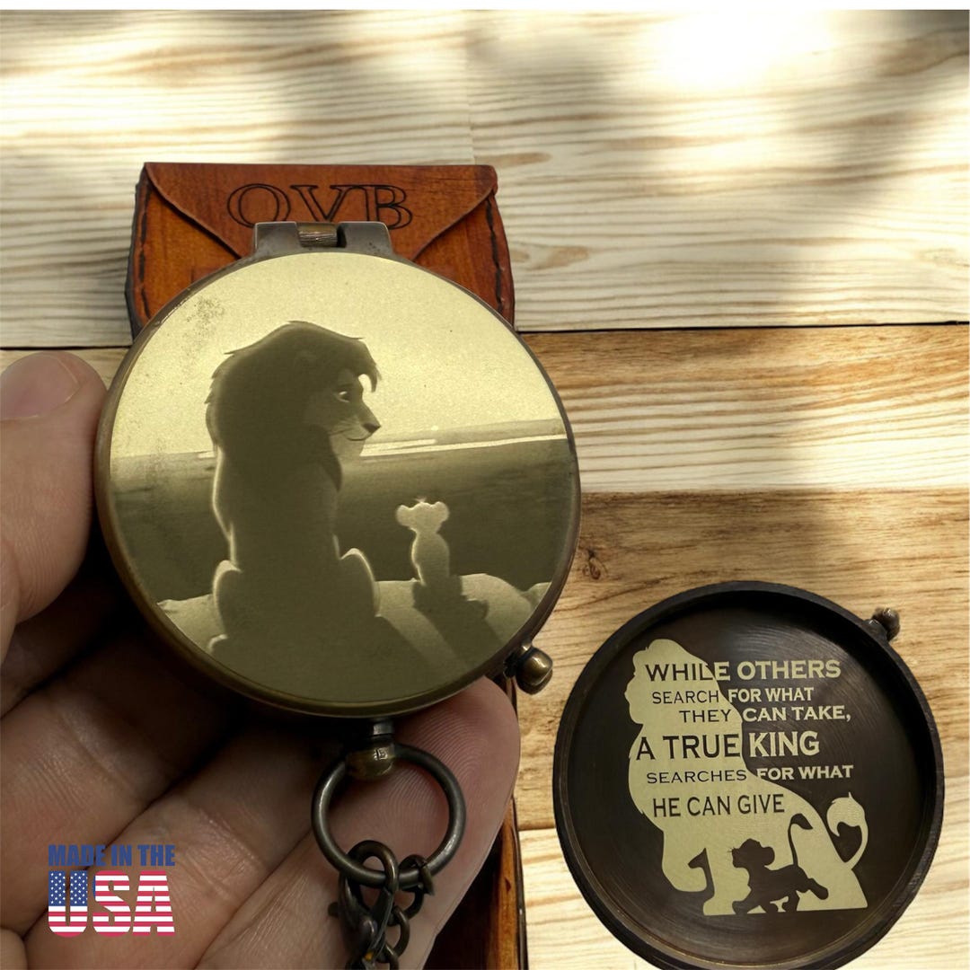 Personalized Working Compass for Son, A True King Compass, Christmas ...