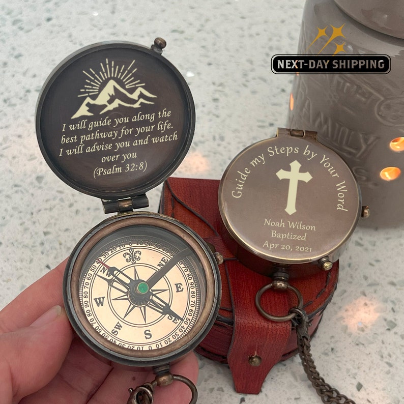 Personalized Engraved Compass, Anniversary Gift for Boyfriend, Your ...