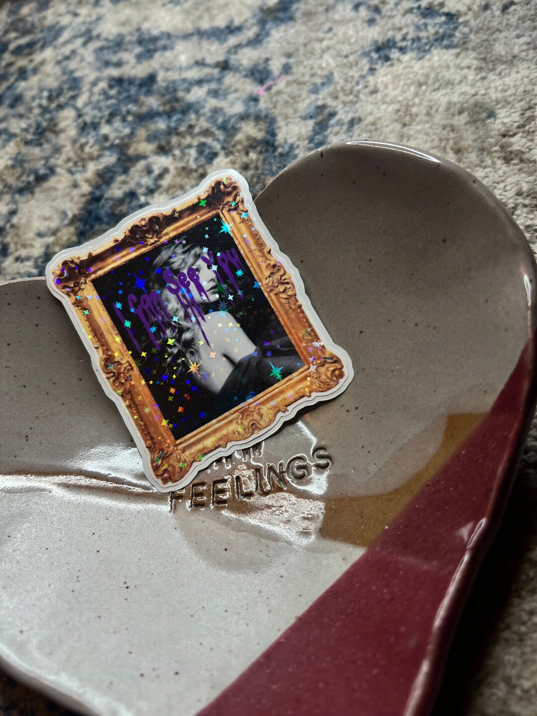 I Can See You Sticker | Graffiti Frame Sticker | Kindle Sticker - Etsy