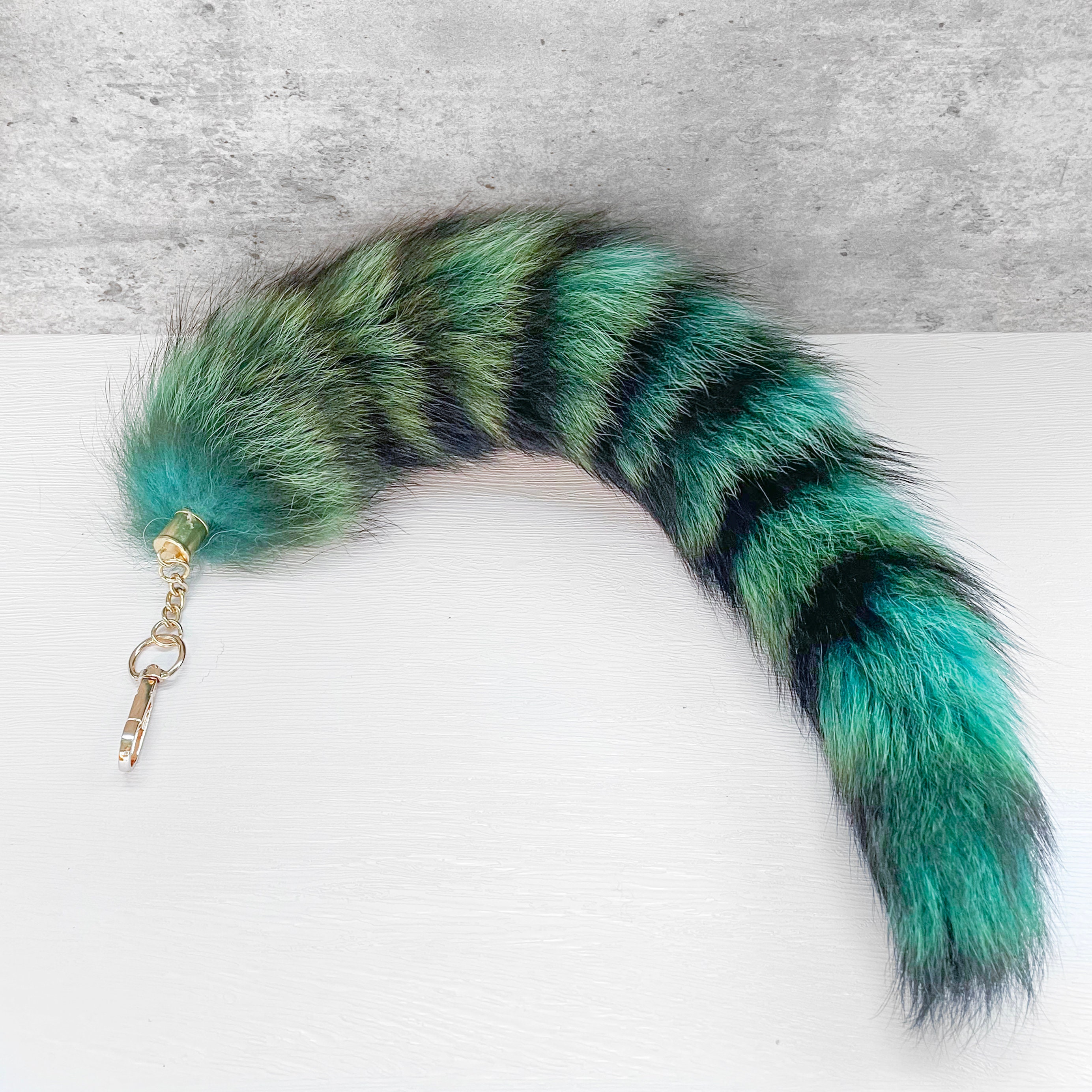 Green Monster Tail, Detachable Tail Butt Plug, Faux Fur Tail, Soft and ...