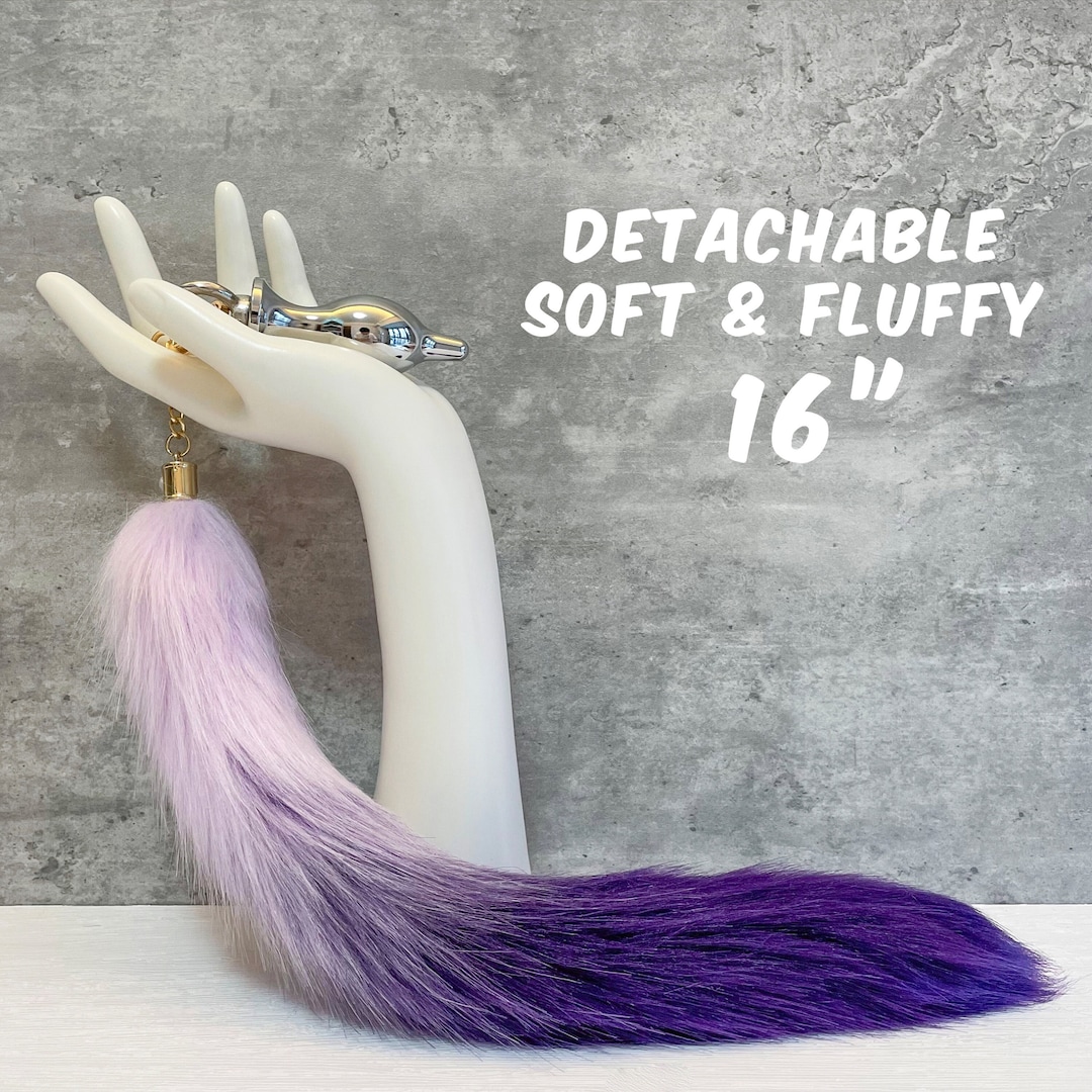 16 40cm Detachable Tail Butt Plug, Handmade and Well Made With Faux Fur ...